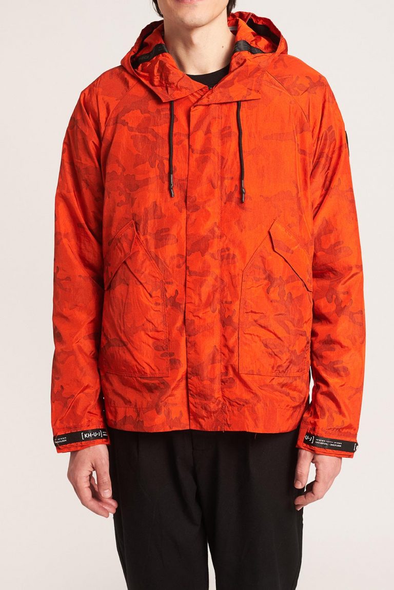 Orange Camo Jacket - Jackets