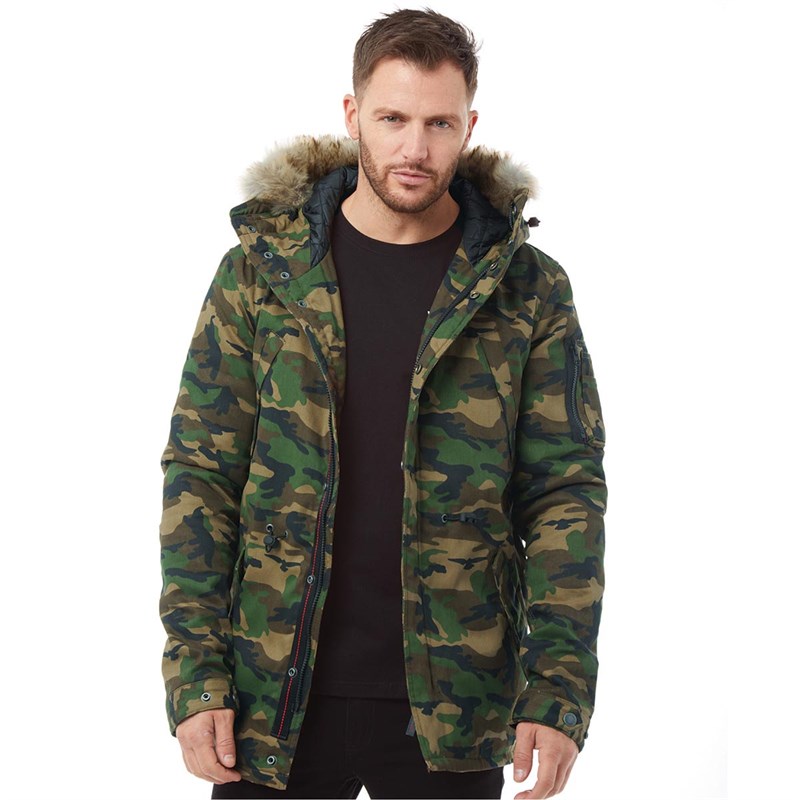 Camo Parka Jacket - Jackets