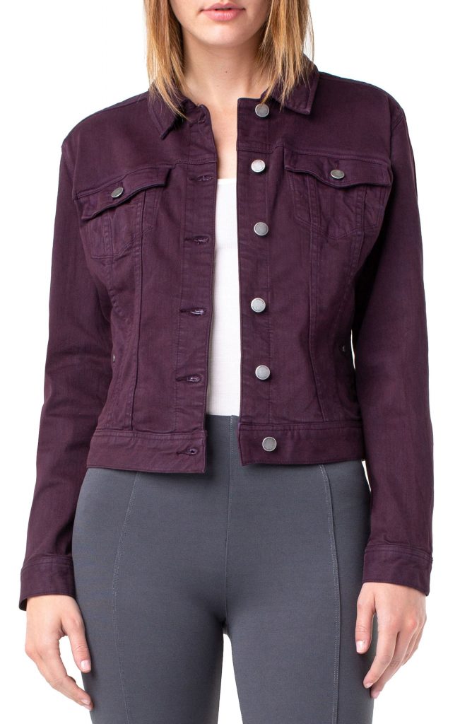 Purple Denim Jacket - Jackets