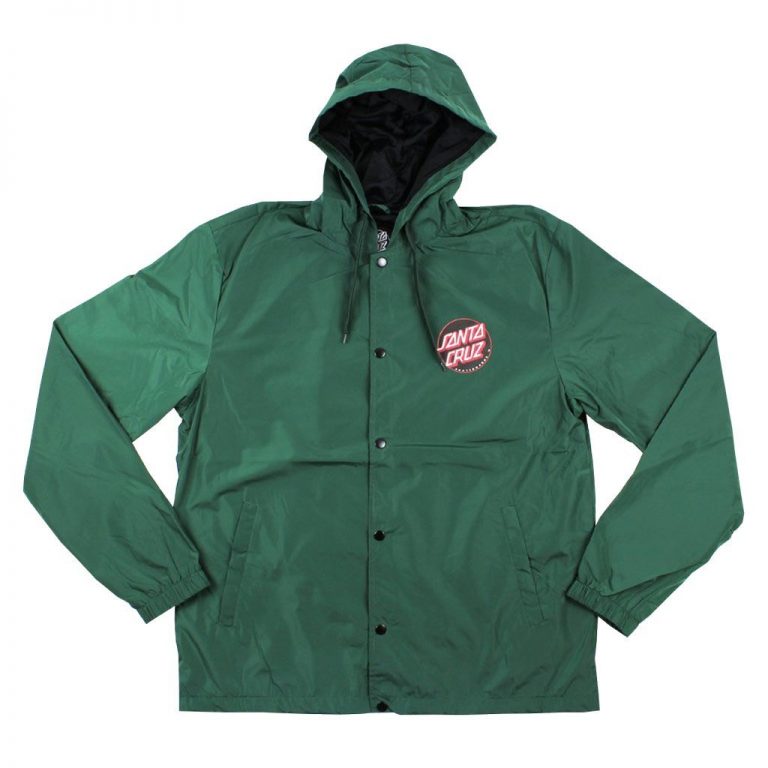 Green Windbreaker Jacket - Jackets