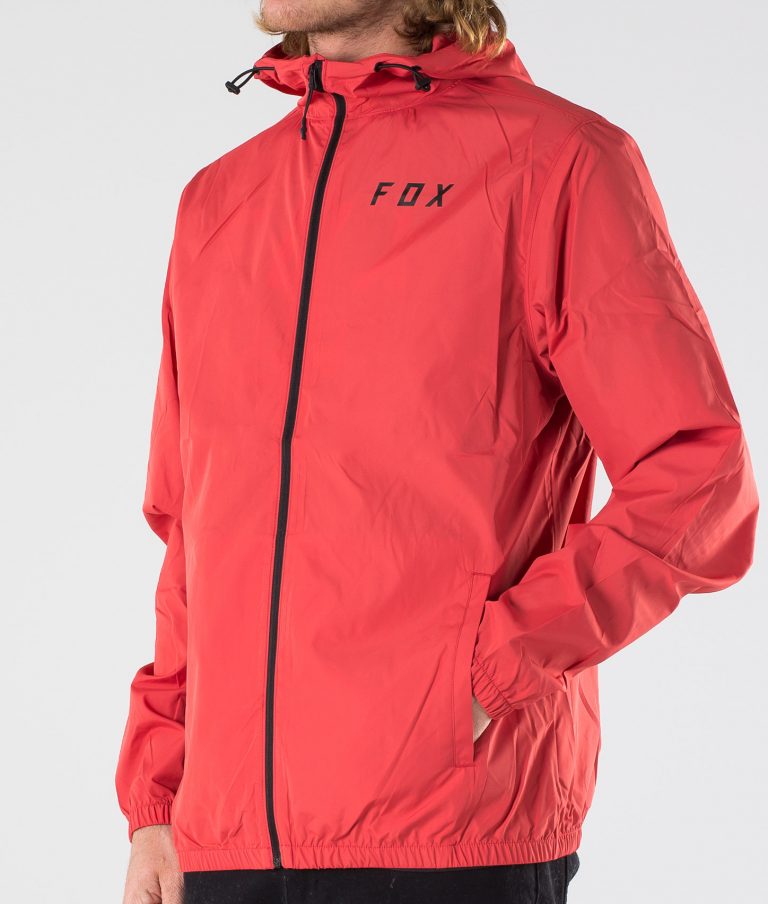 Red Windbreaker Jacket - Jackets