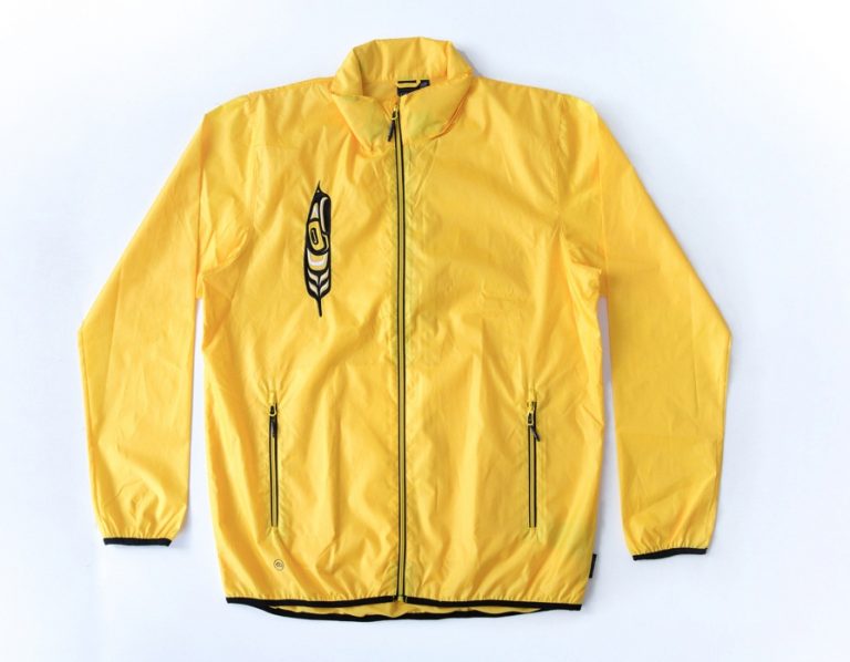 Yellow Windbreaker Jacket - Jackets