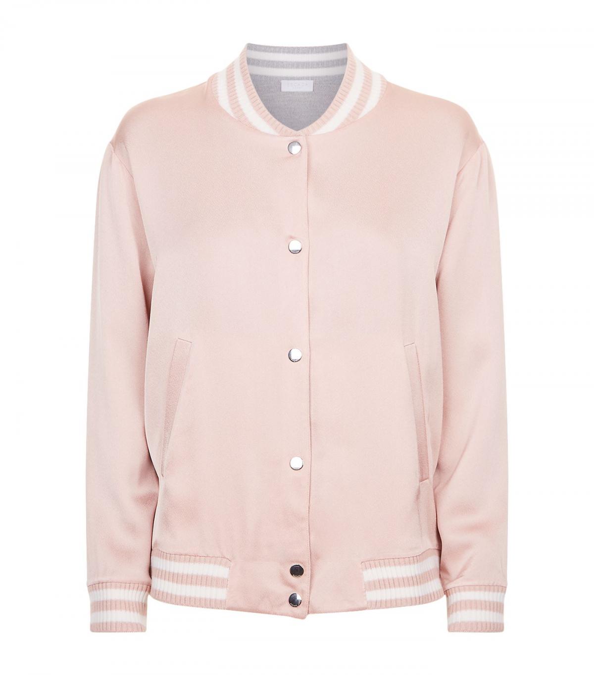 Pink Varsity Jacket - Jackets