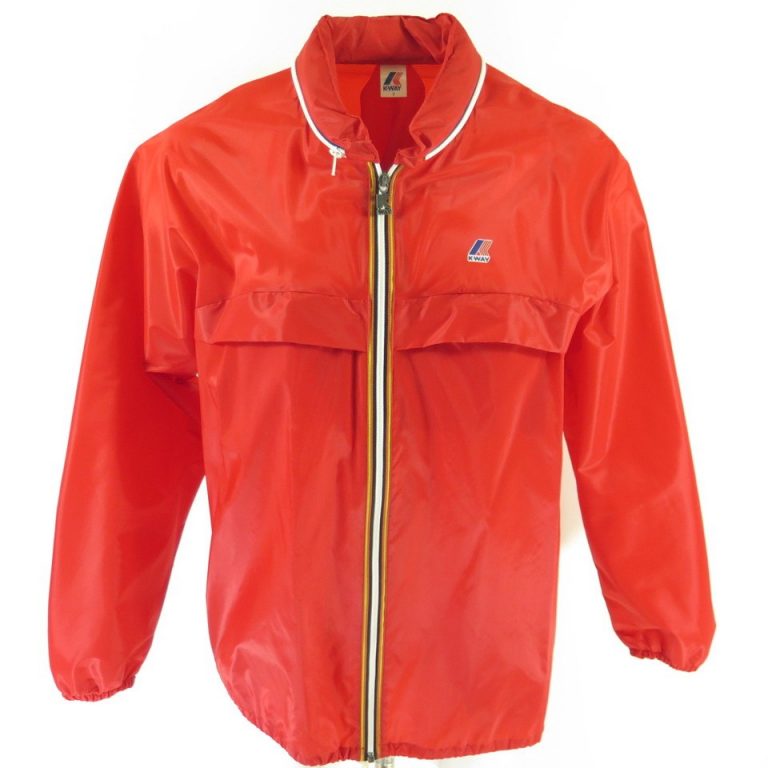 Red Windbreaker Jacket - Jackets