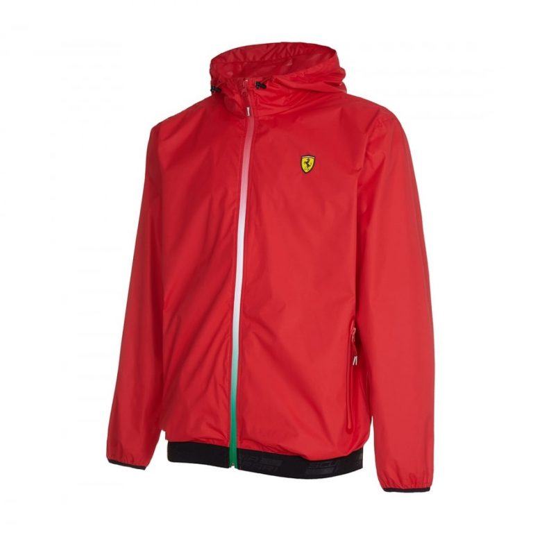 Red Windbreaker Jacket - Jackets