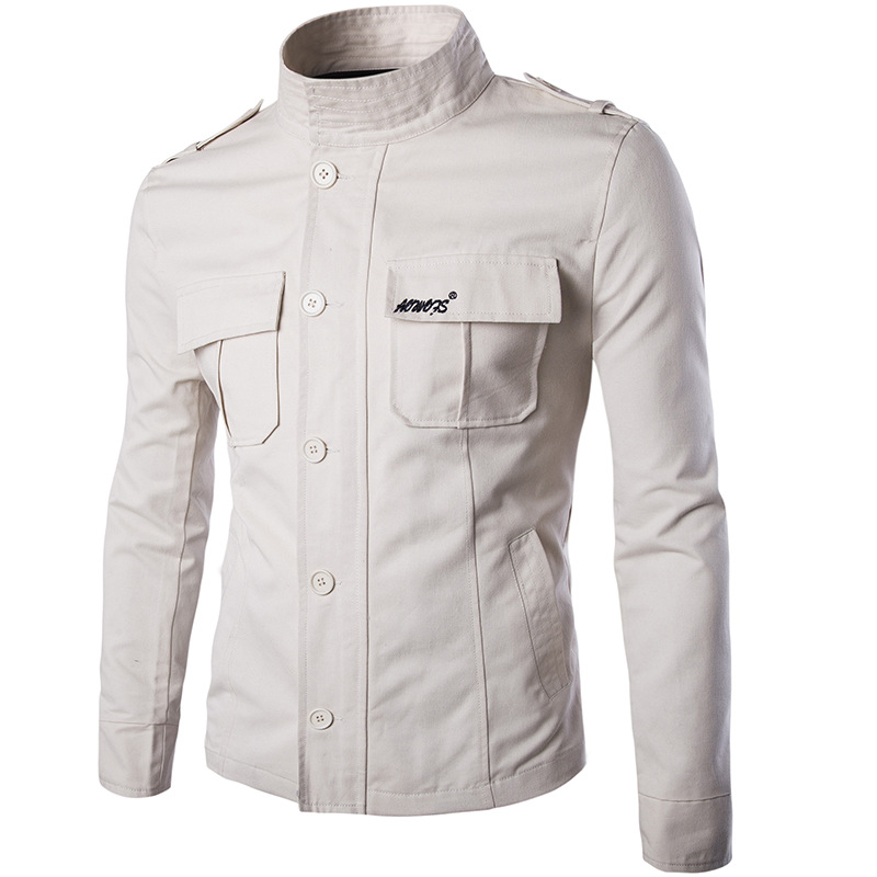 White Military Jacket - Jackets