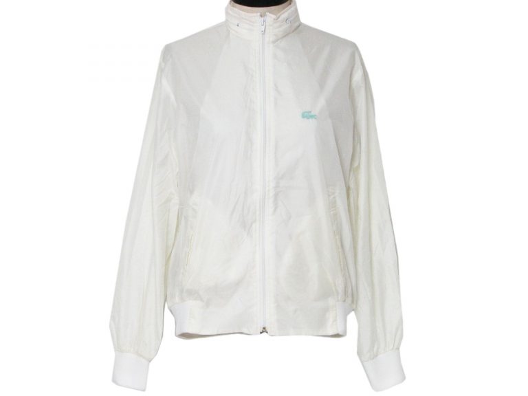 White Windbreaker Jacket - Jackets