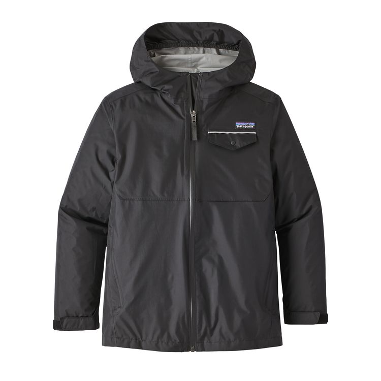 Black Rain Jacket - Jackets