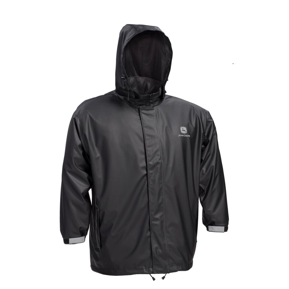 Black Rain Jacket - Jackets