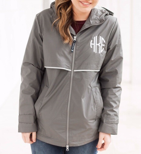 Monogrammed Rain Jacket - Jackets