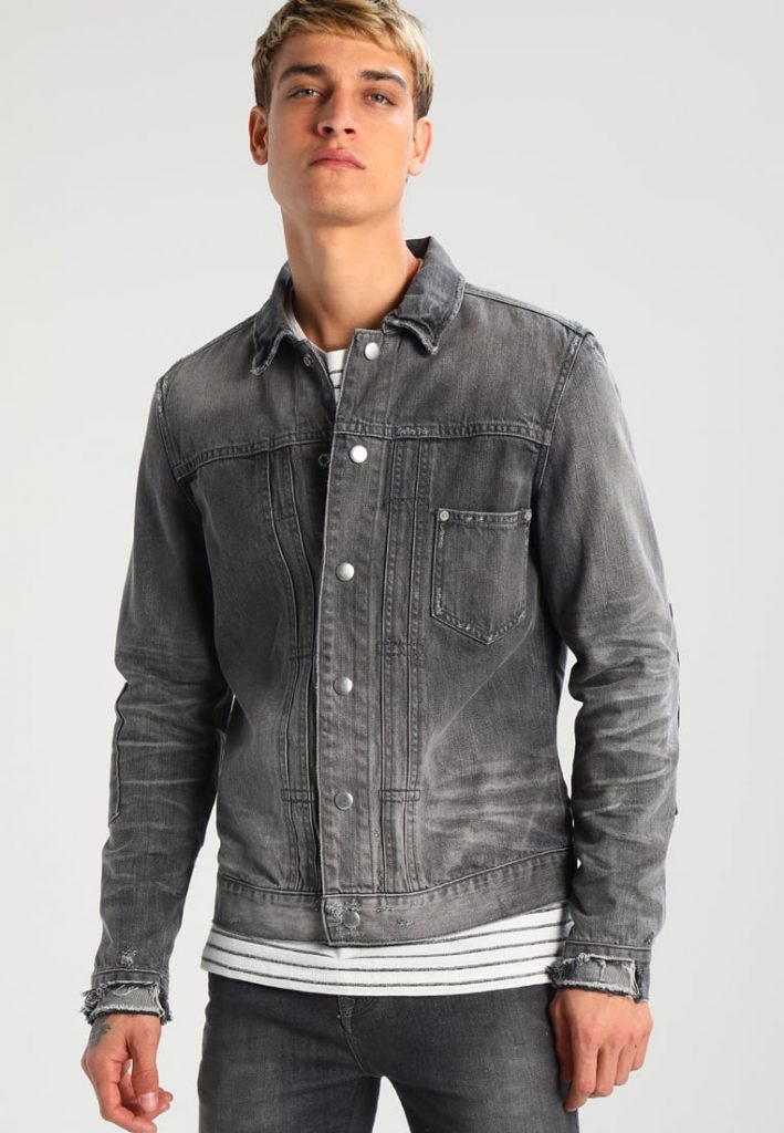 Grey Jean Jacket - Jackets