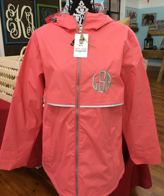 Monogrammed Rain Jacket - Jackets
