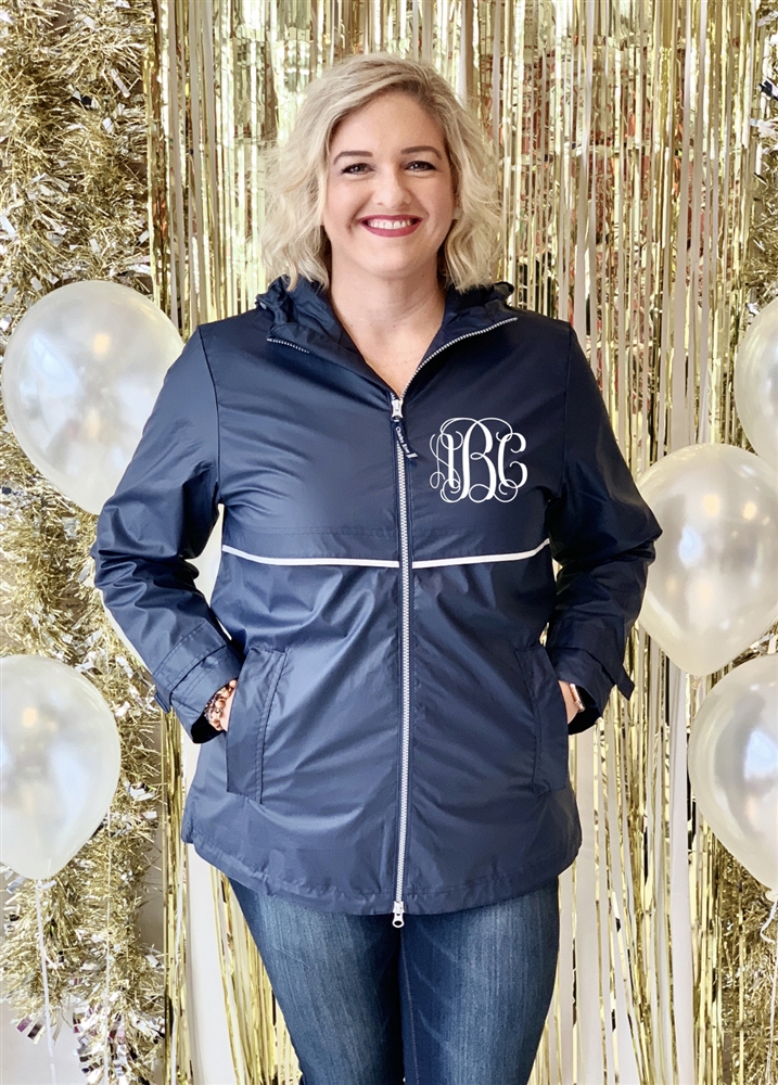 Monogrammed Rain Jacket - Jackets