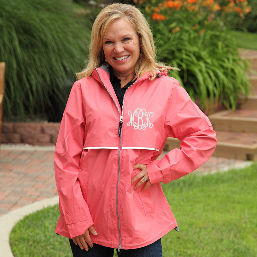 Monogrammed Rain Jacket - Jackets
