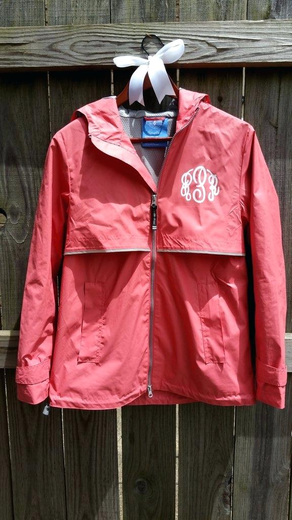 Monogrammed Rain Jacket - Jackets