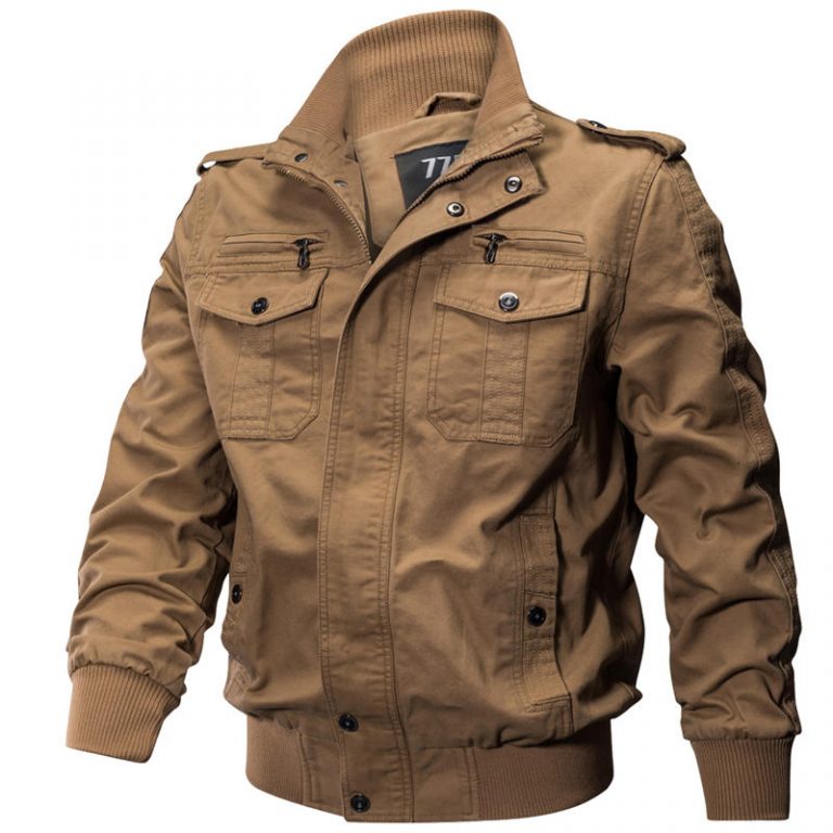 Brown Military Jacket - Jackets